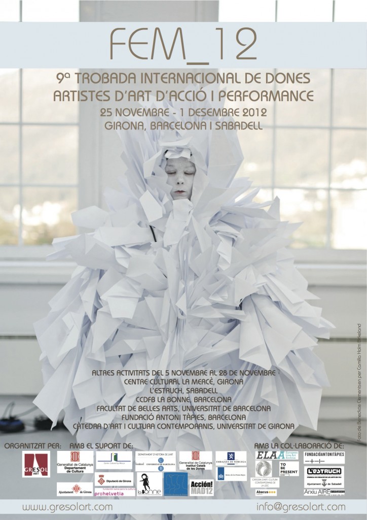 FEM-12 International Meeting of Women Performance and Live Art Artists ...